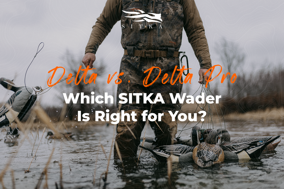 Delta vs. Delta Pro: Which SITKA Wader Is Right for You? | 1 Shot Gear