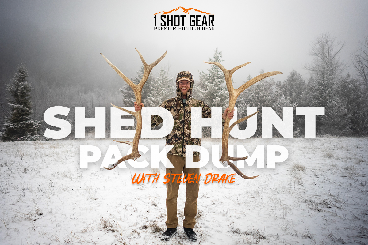 Shed Hunting Pack Dump with Steven Drake | 1 Shot Gear